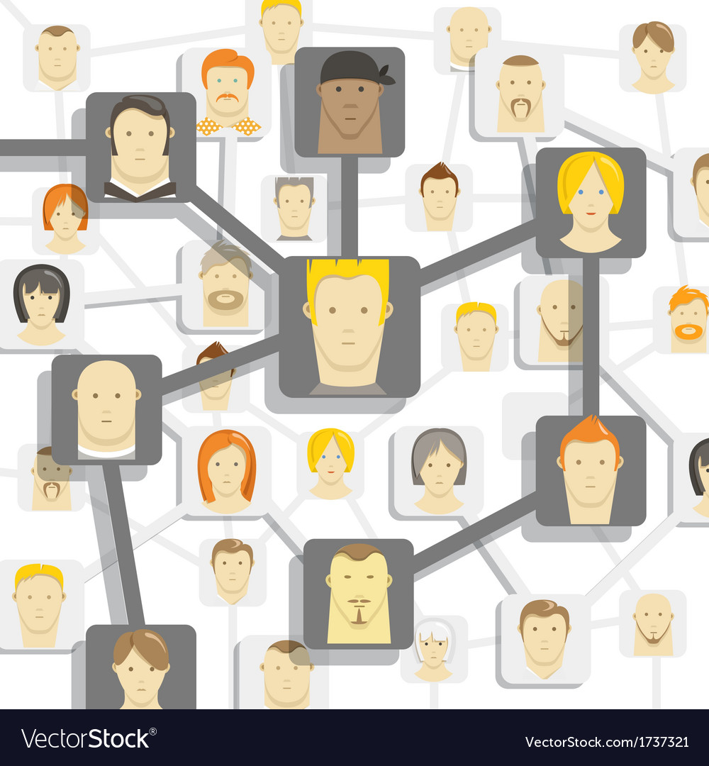 Communication abstract scheme Royalty Free Vector Image