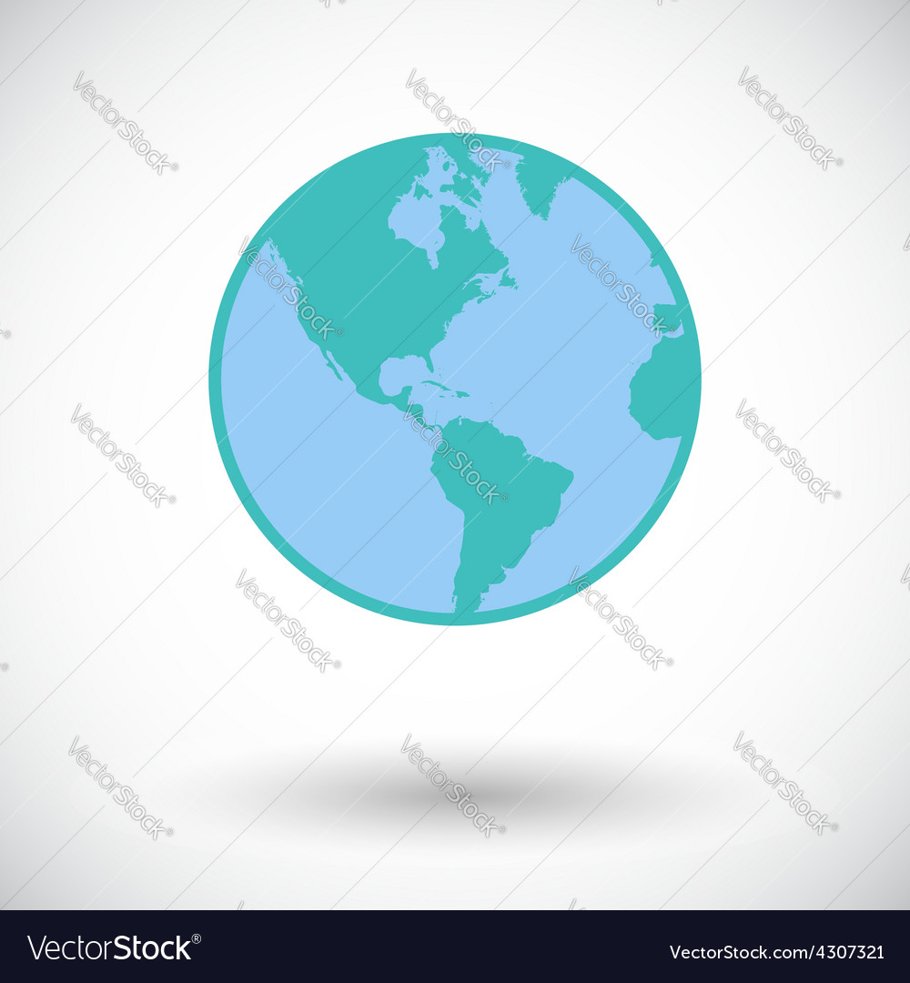 Earth icon Royalty Free Vector Image - VectorStock