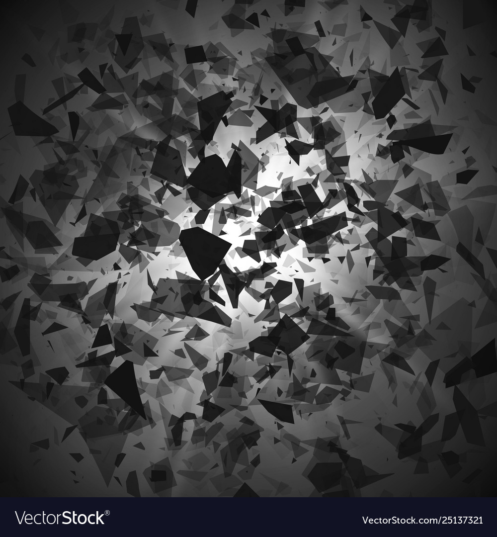 Explosion - shatter and destruction effect Vector Image