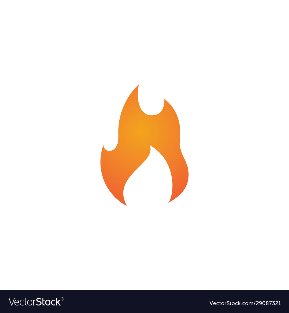 Fire flame design Royalty Free Vector Image - VectorStock
