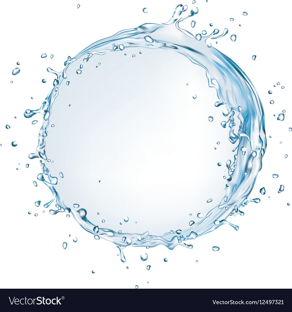 Water splash bubble Royalty Free Vector Image - VectorStock