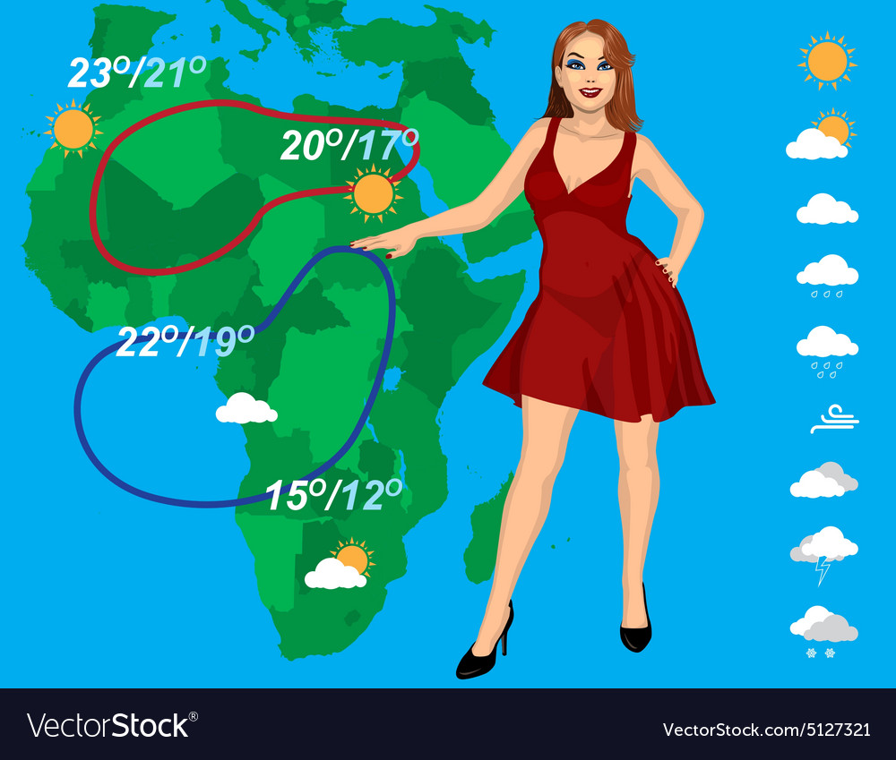 Weather forecast Royalty Free Vector Image - VectorStock