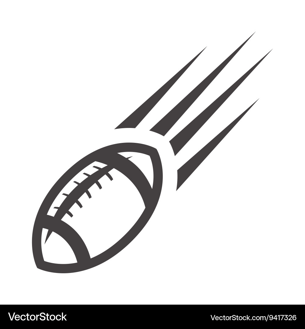 Black football icon Royalty Free Vector Image - VectorStock