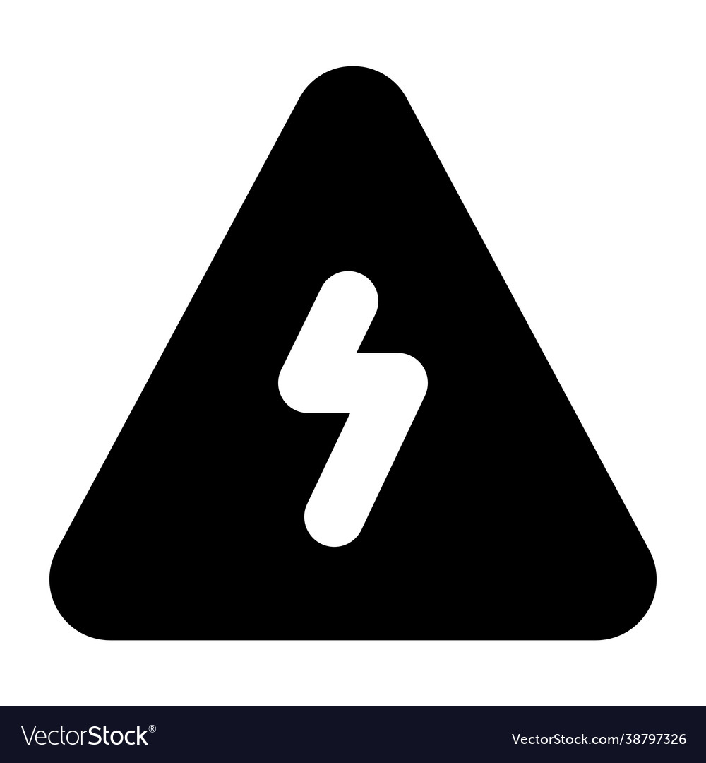 Power warning Royalty Free Vector Image - VectorStock