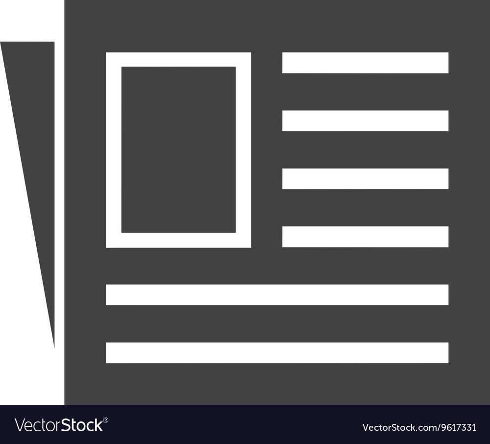 Newspaper Royalty Free Vector Image - VectorStock
