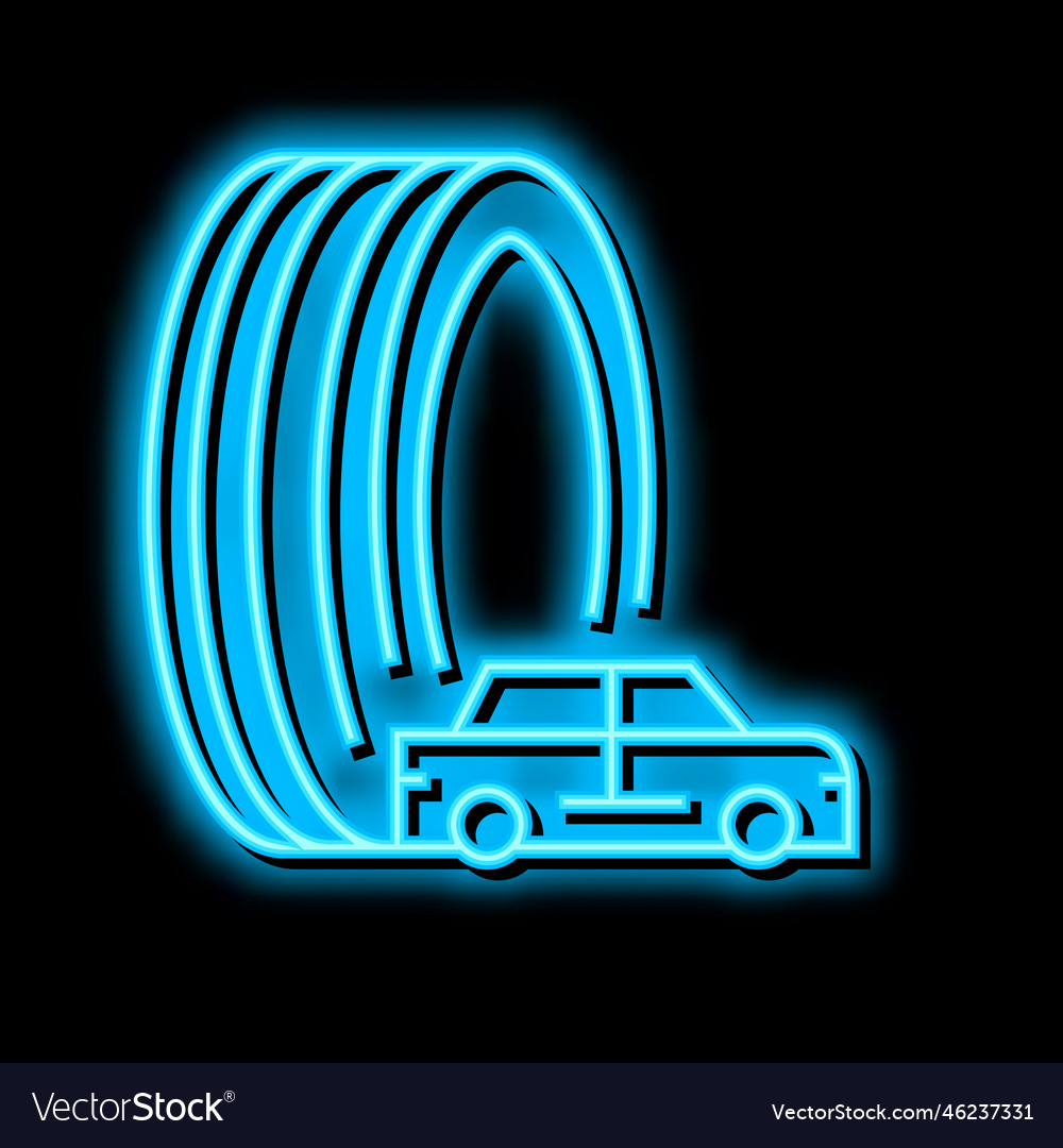 Passenger tires neon glow icon Royalty Free Vector Image Passenger tires neon glow icon Royalty Free Vector Image