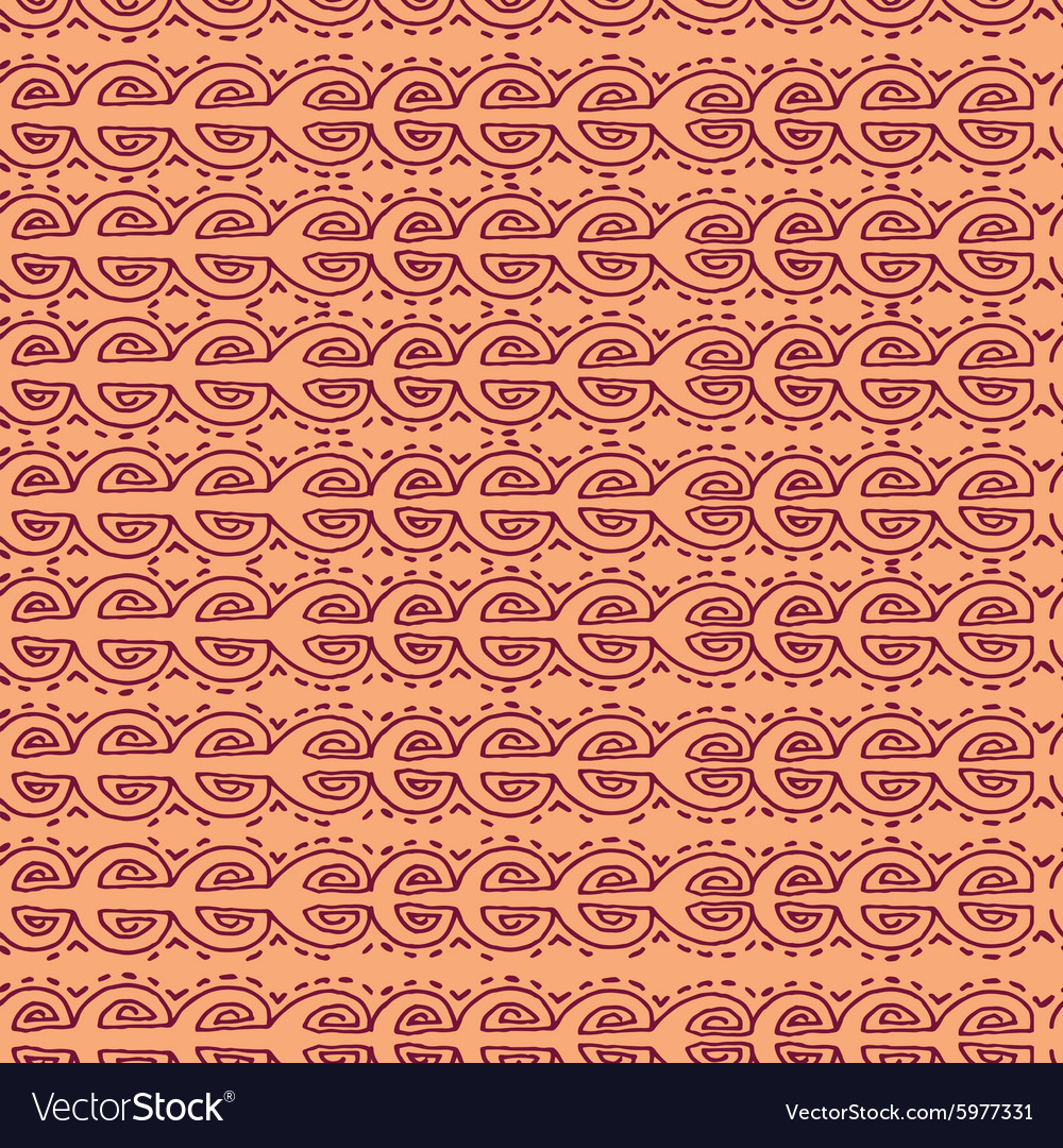 Seamless pink ethnic pattern Royalty Free Vector Image