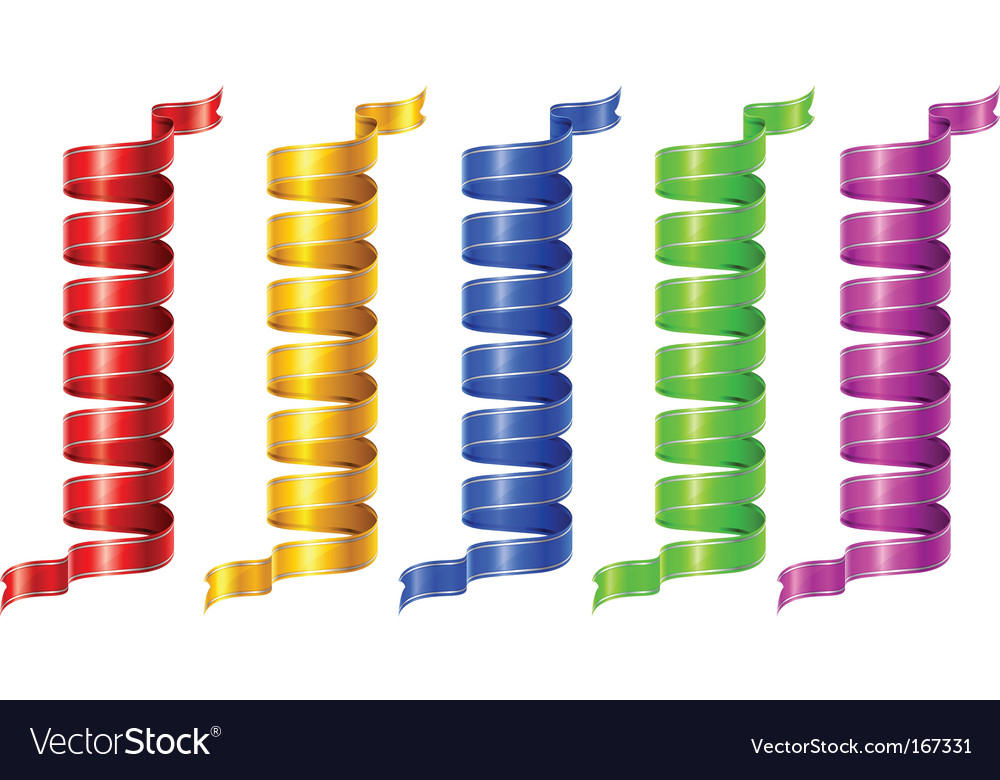 Streamer Royalty Free Vector Image - VectorStock