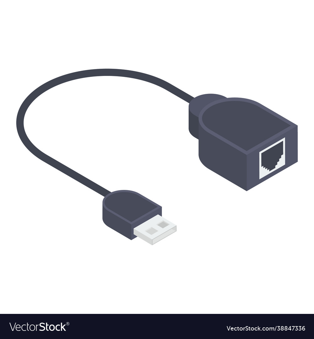Data cable Royalty Free Vector Image - VectorStock