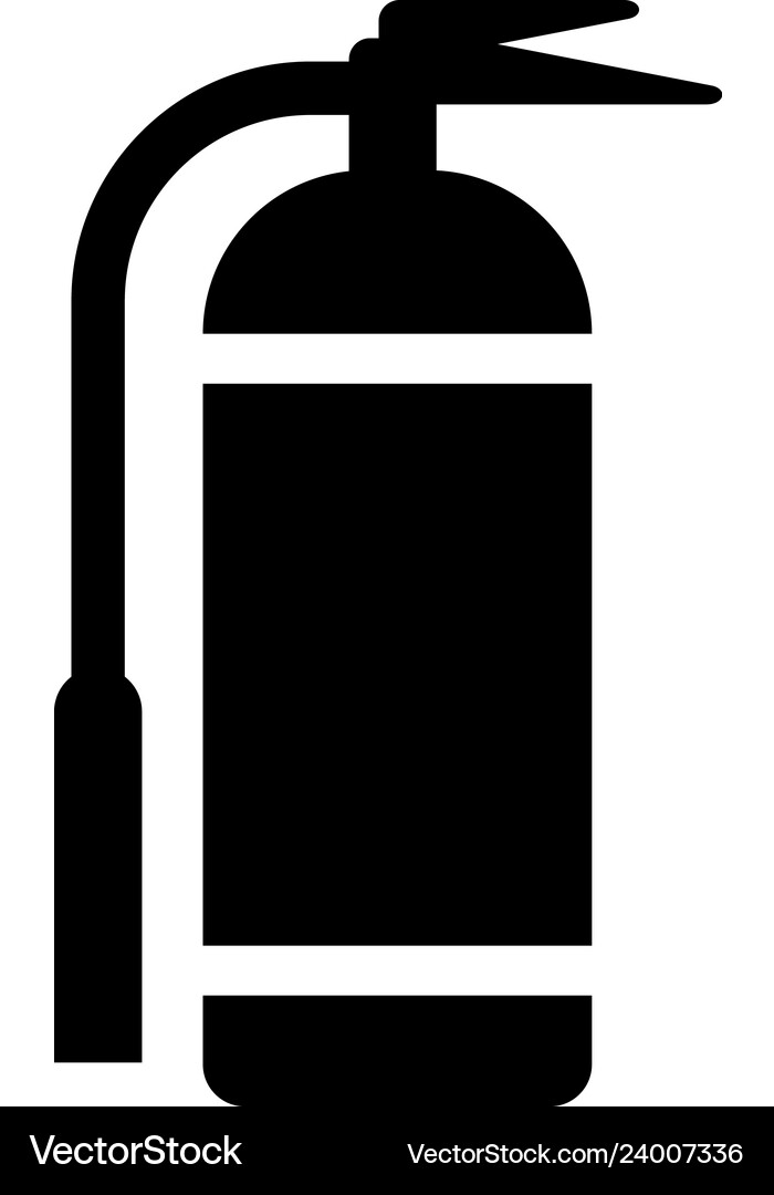 Fire extinguisher icon design template isolated Vector Image