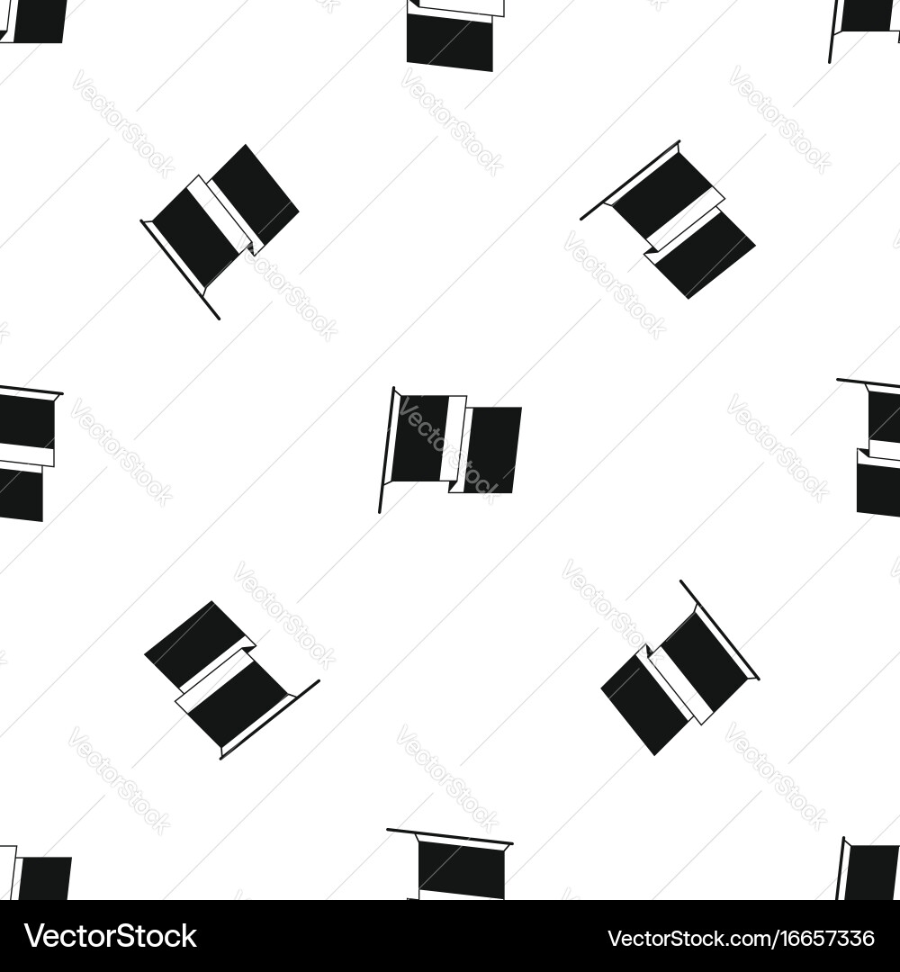 Flag of ireland pattern seamless black Royalty Free Vector
