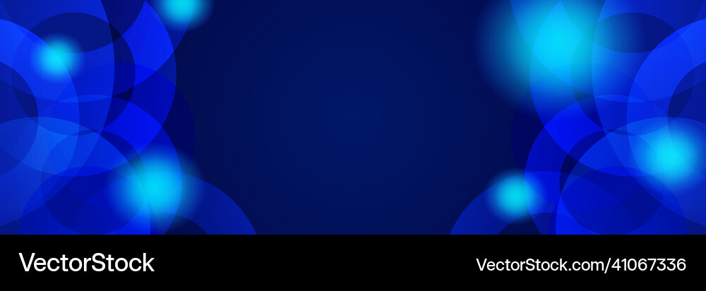 Modern abstract dark navy blue banner background Vector Image