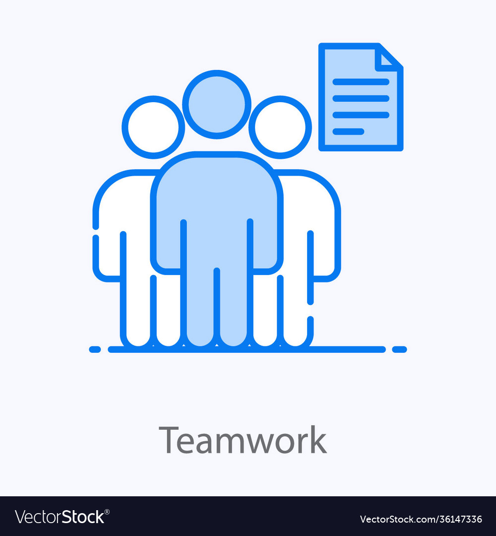 Teamwork Royalty Free Vector Image - VectorStock