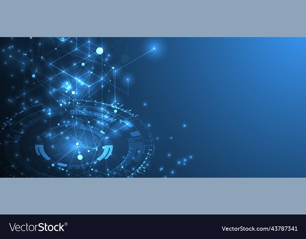 Abstract technology background hi-tech Royalty Free Vector
