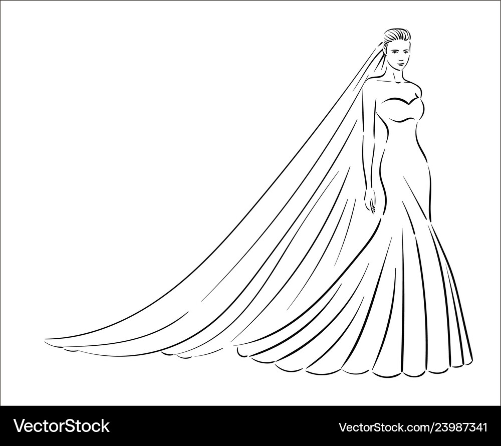 Concept of bride icon Royalty Free Vector Image