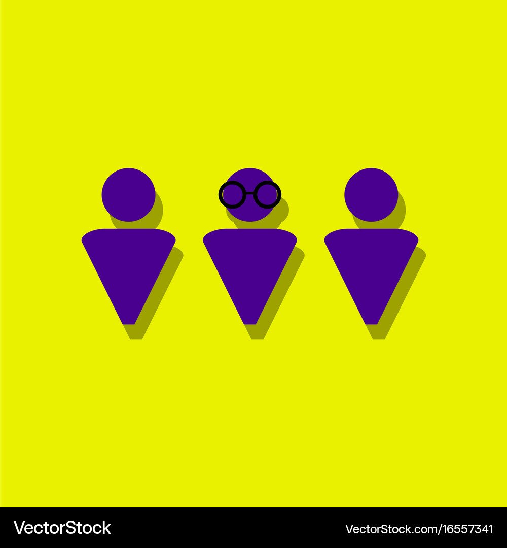 Flat icon design collection doctor and patient Vector Image