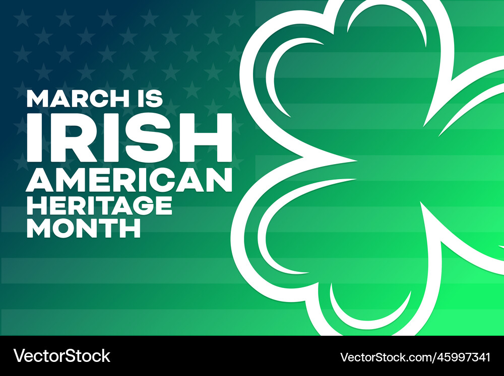 March is heritage month Royalty Free Vector Image