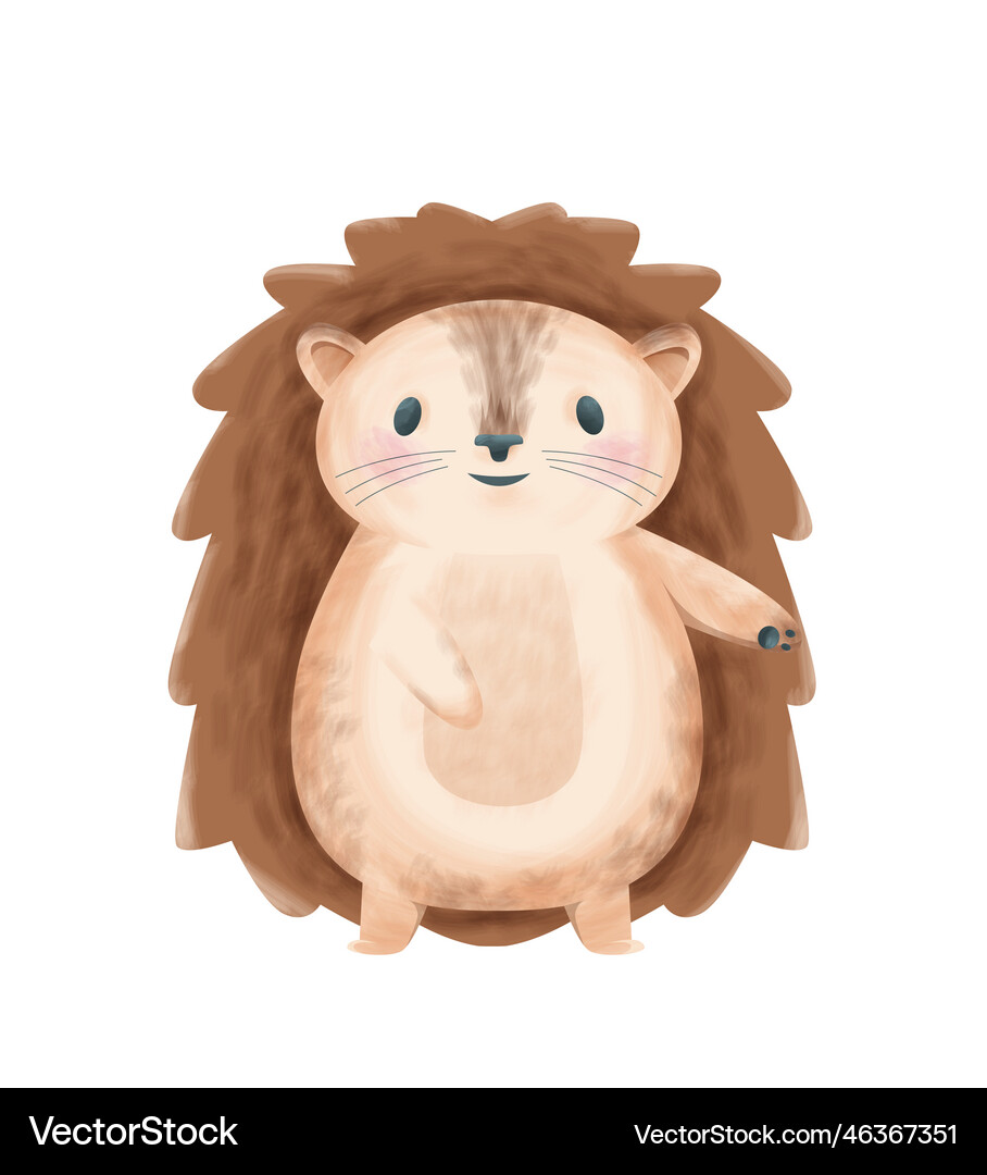 Cute woodland animal Royalty Free Vector Image