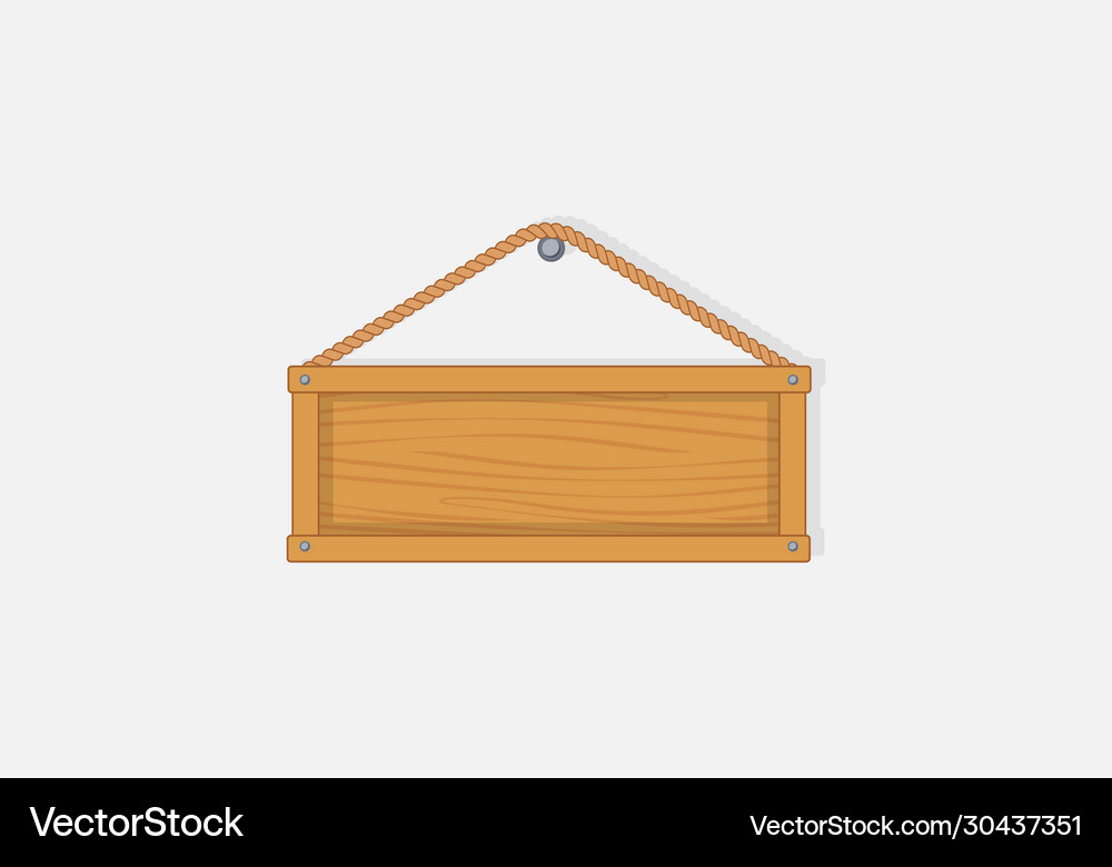 Empty wooden boards Royalty Free Vector Image - VectorStock