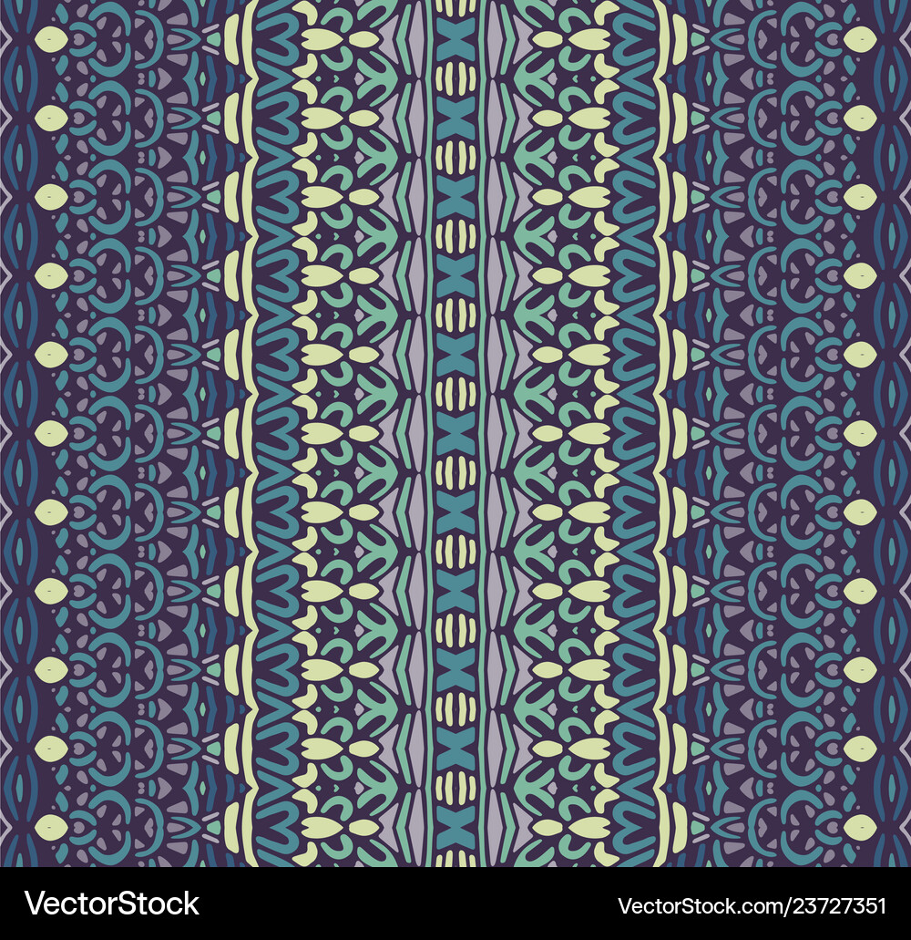 Geometric vintage seamless pattern ornamental Vector Image