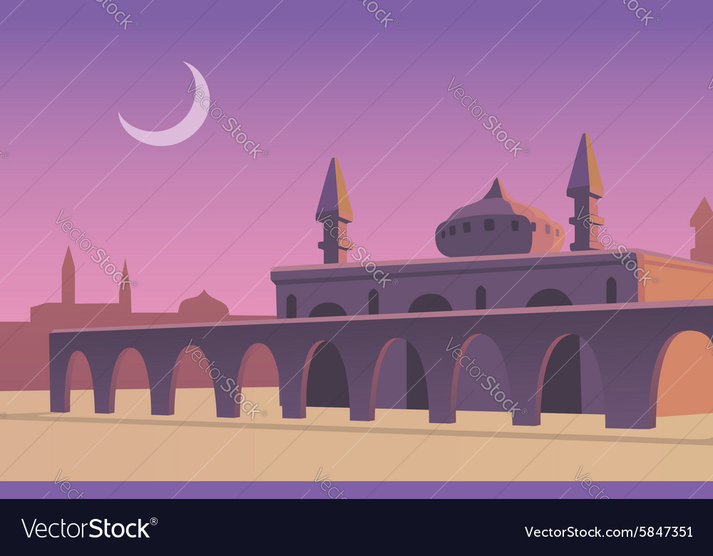 Islamic architecture Royalty Free Vector Image