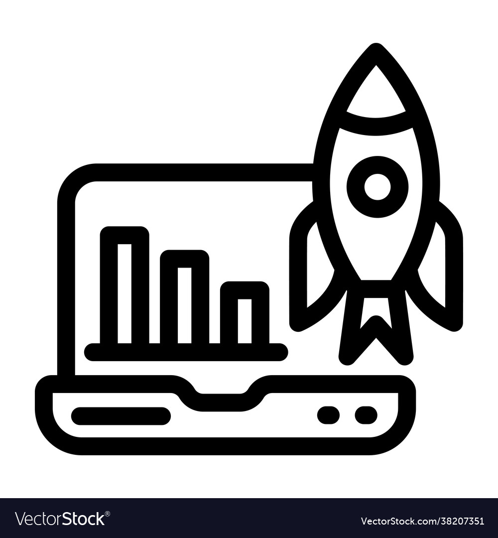 Project launch Royalty Free Vector Image - VectorStock