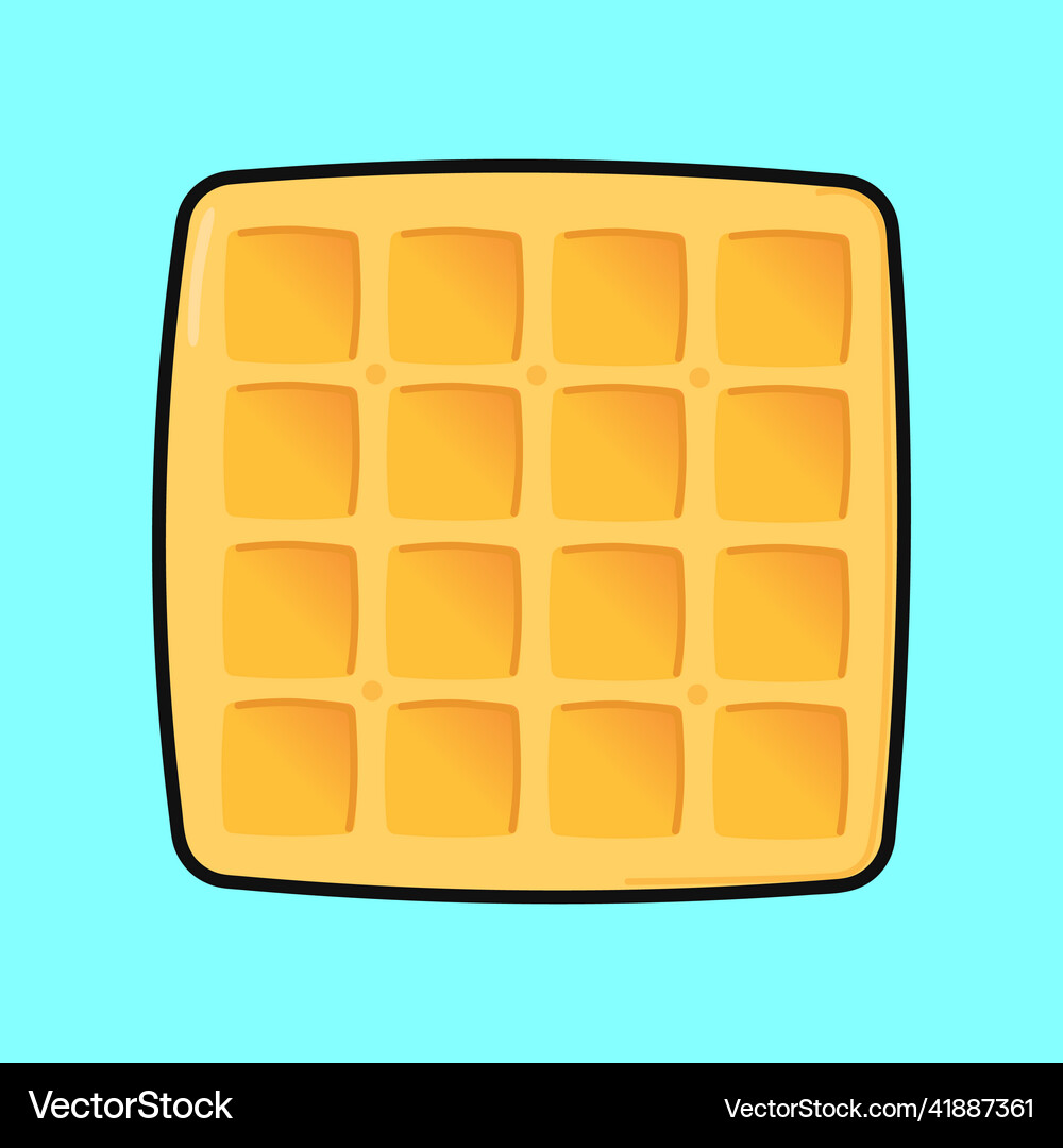 Square Waffles Clipart