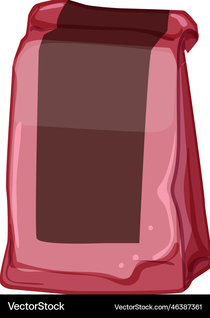 Label coffee packaging cartoon Royalty Free Vector Image