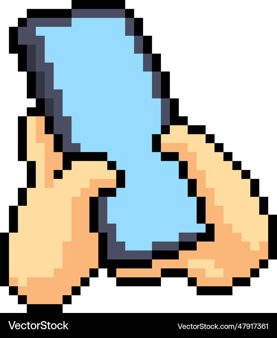 Pixel art smart phone using mobile phone cartoon Vector Image