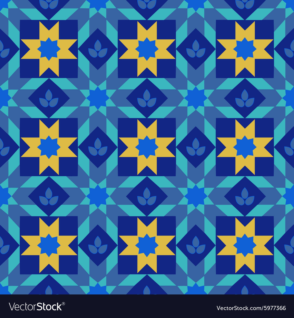 Arabic seamless patterns Royalty Free Vector Image