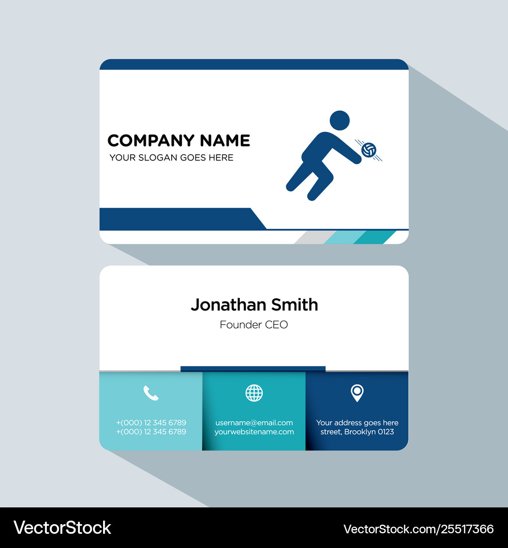 Basketball business card template set Royalty Free Vector
