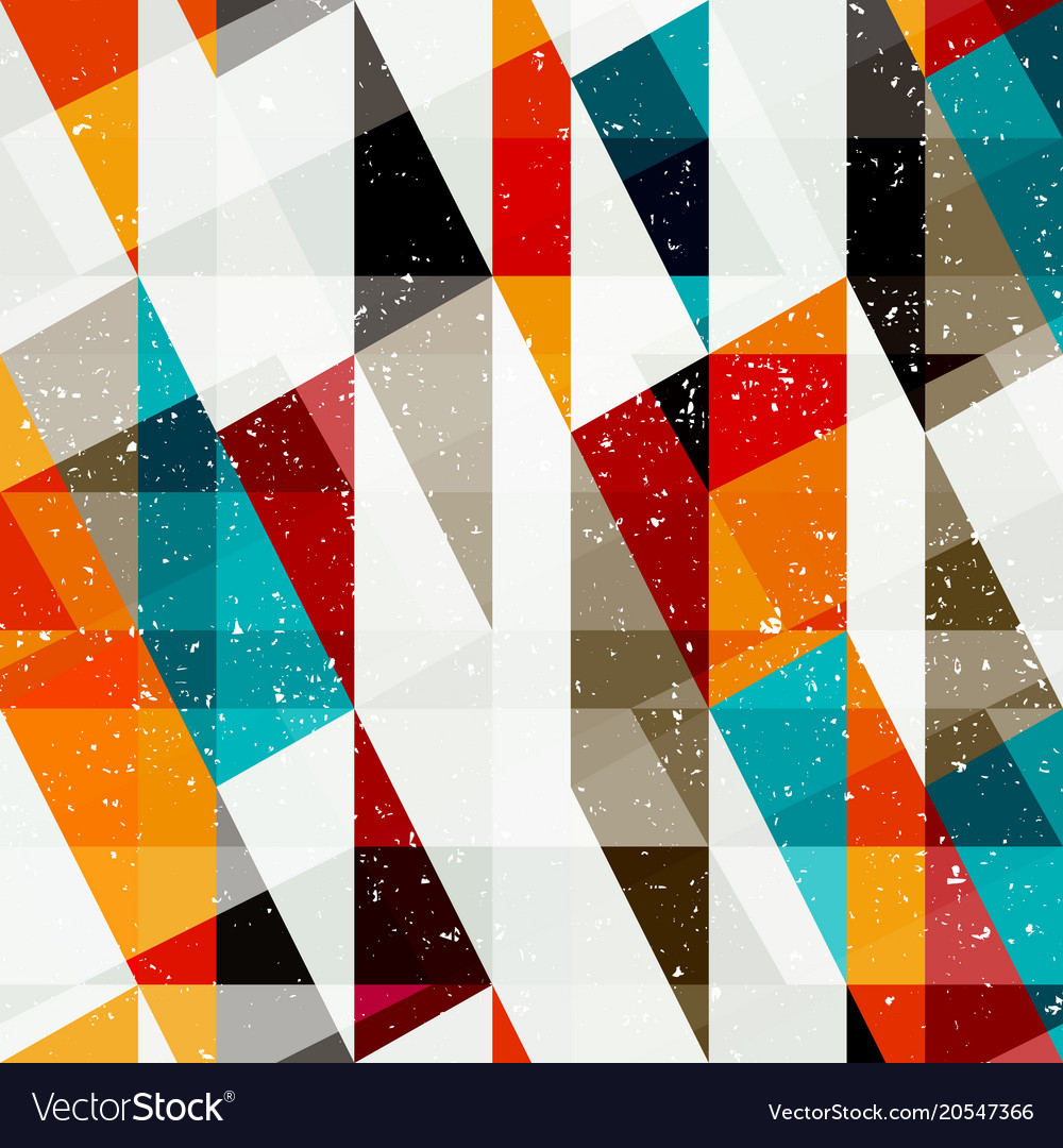Colored triangle seamless pattern Royalty Free Vector Image