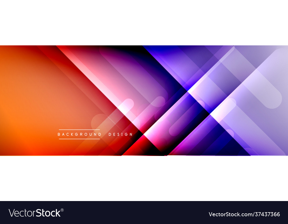 Dynamic lines abstract background 3d shadow Vector Image