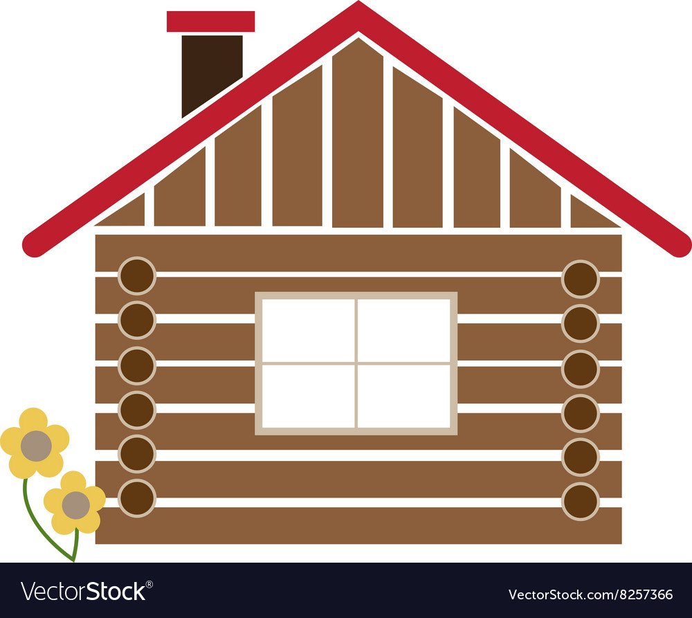 Log cabin Royalty Free Vector Image - VectorStock
