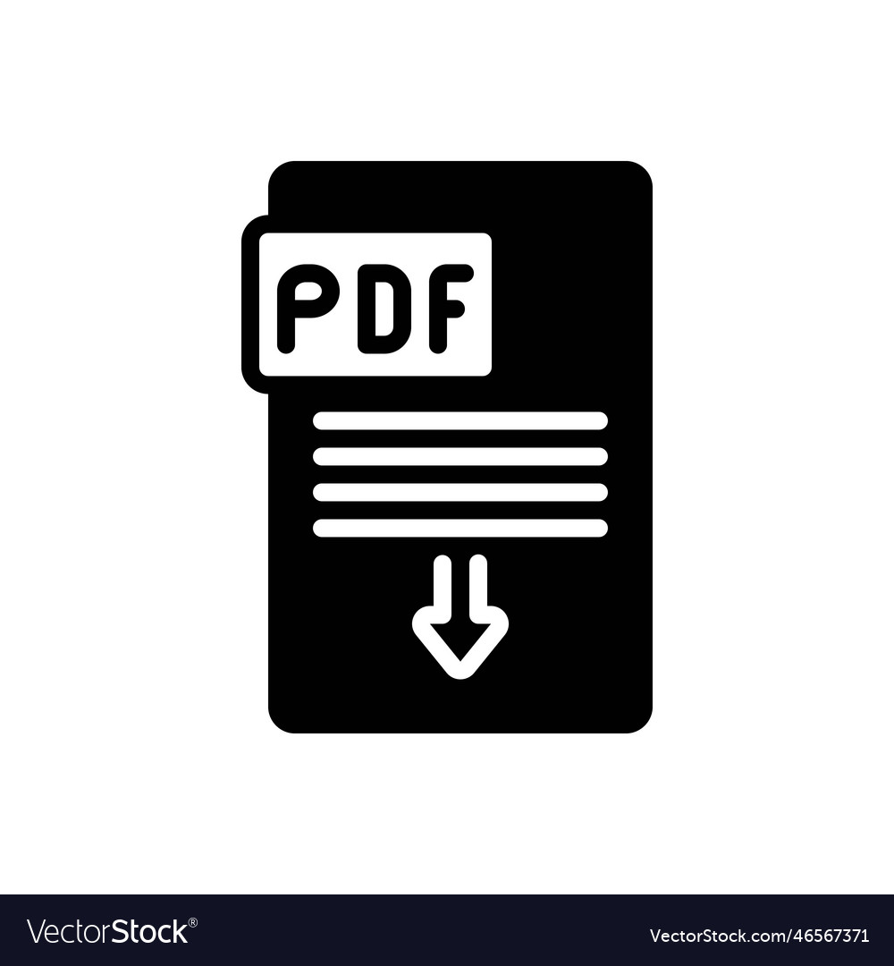 Pdf Royalty Free Vector Image - VectorStock