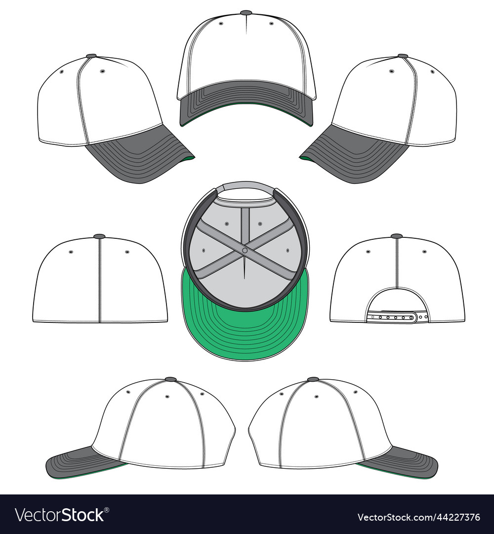 Baseball Hat Template Illustrator