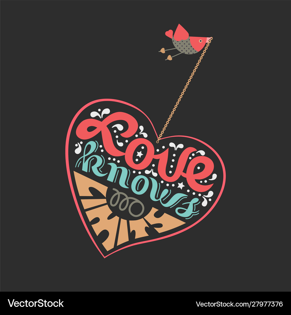 Cartoon love poster Royalty Free Vector Image - VectorStock