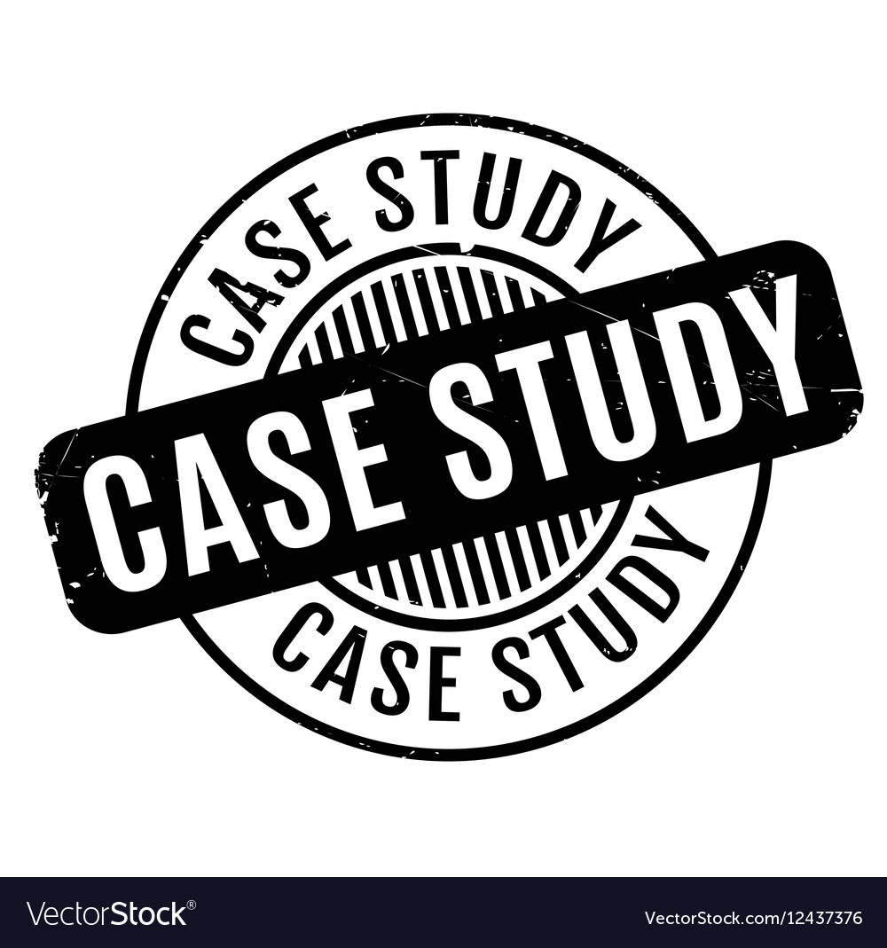 Case study rubber stamp Royalty Free Vector Image