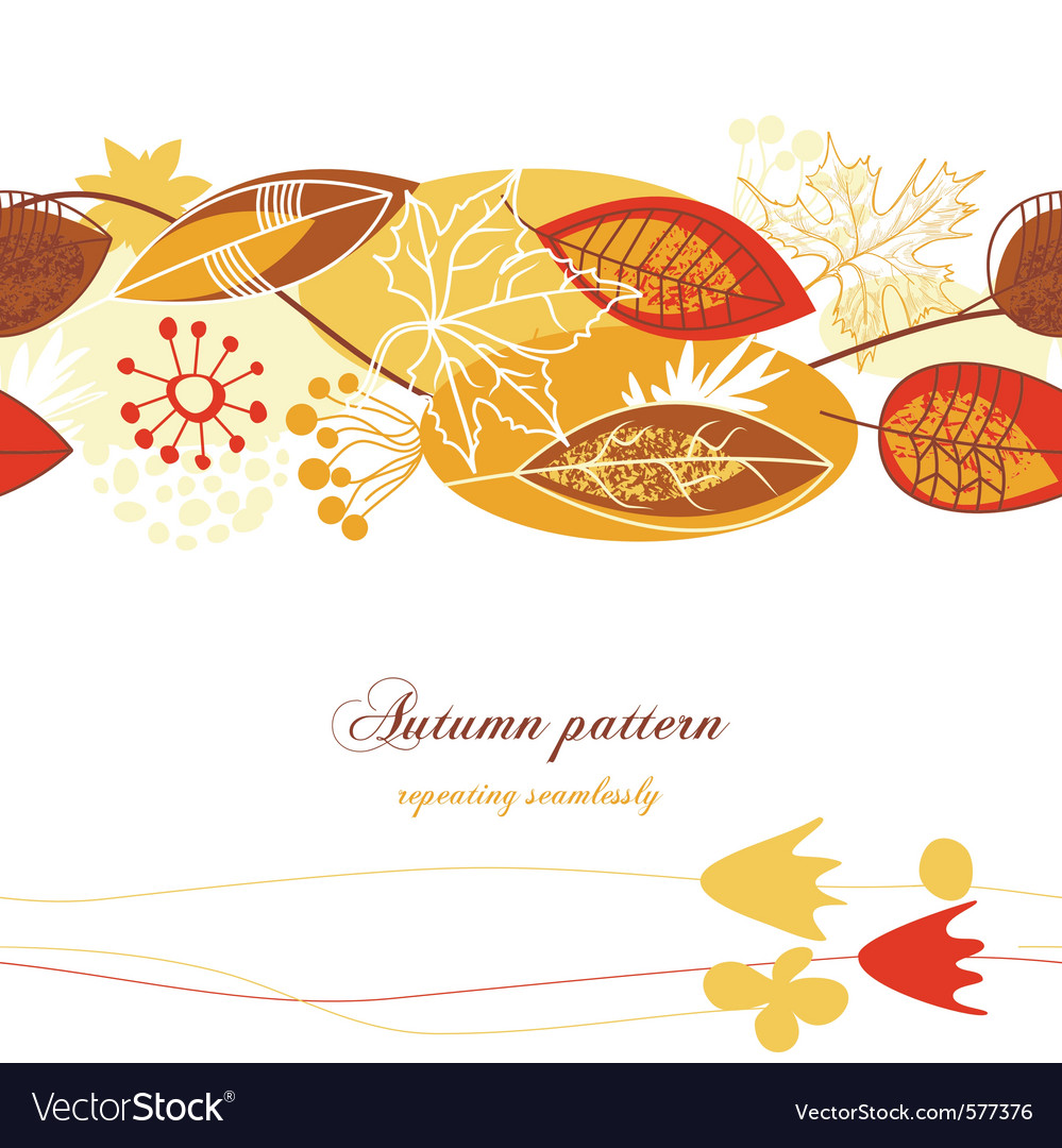 Fall leaves Royalty Free Vector Image - VectorStock