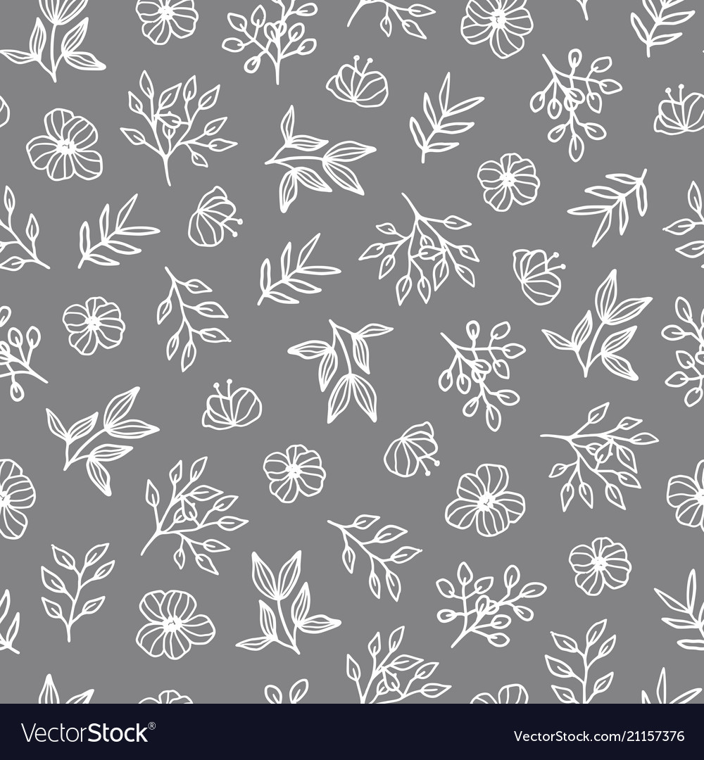 Hand drawn pattern Royalty Free Vector Image - VectorStock