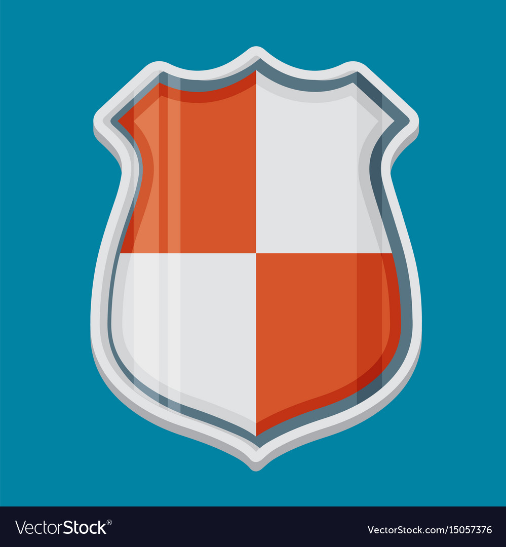 Shield flat Royalty Free Vector Image - VectorStock
