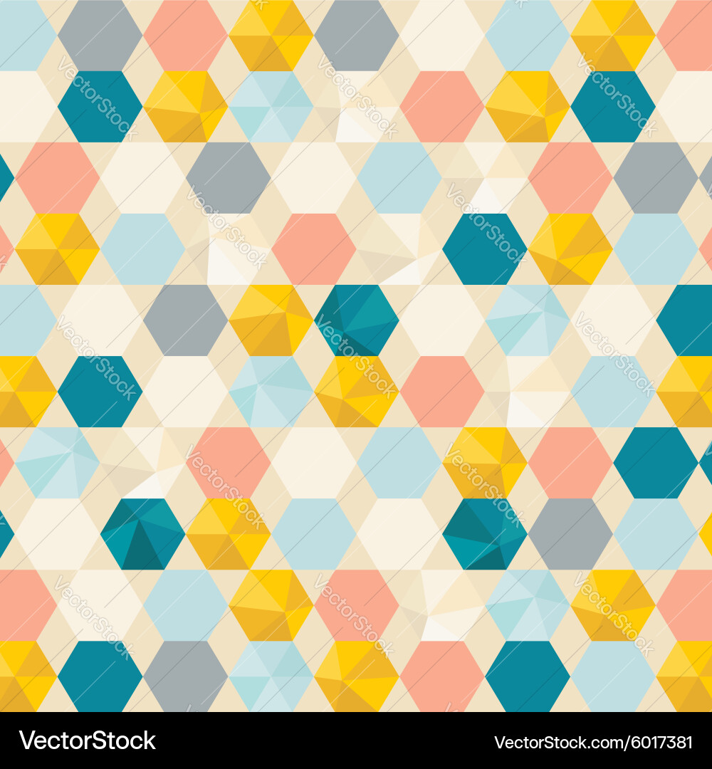 Retro cells pattern background Royalty Free Vector Image