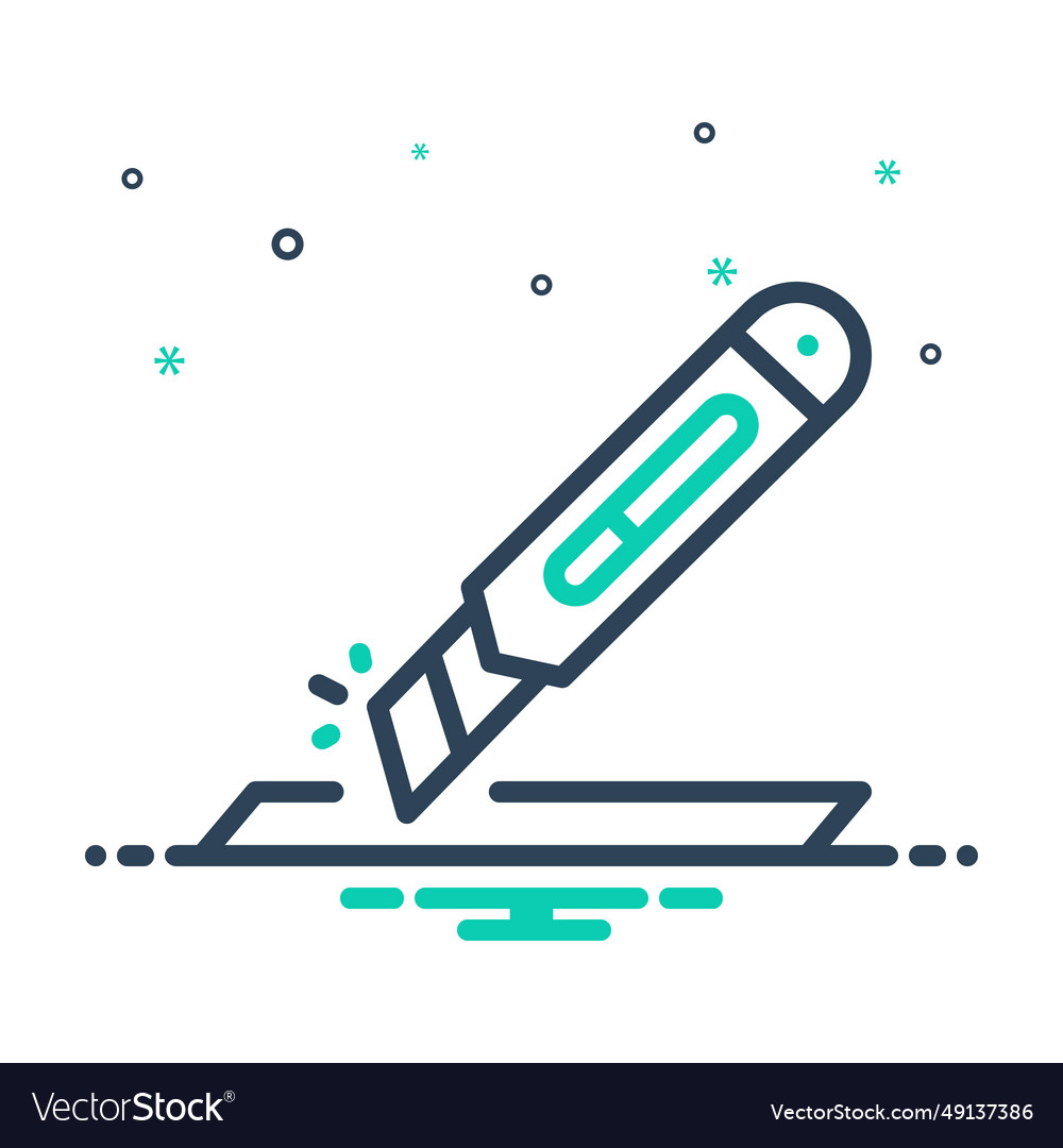 Cut Royalty Free Vector Image - VectorStock