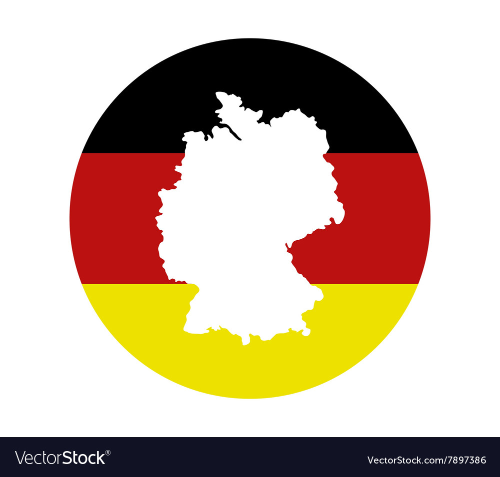 Map germany Royalty Free Vector Image - VectorStock