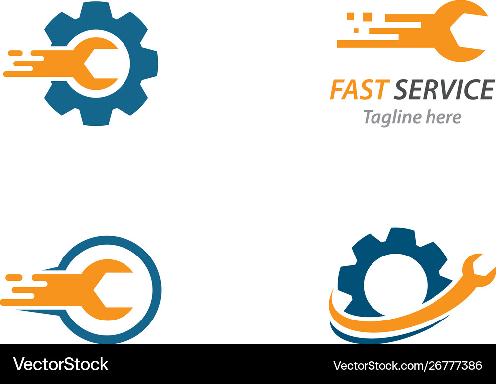 Service tool logo Royalty Free Vector Image - VectorStock