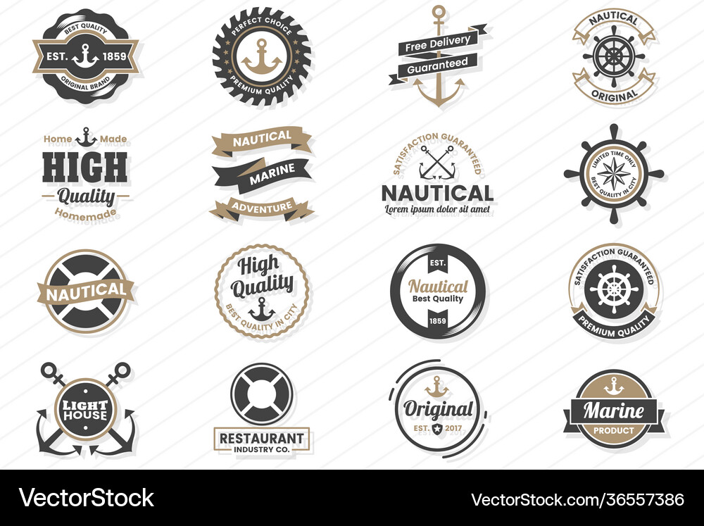 Vintage retro logo for banner Royalty Free Vector Image