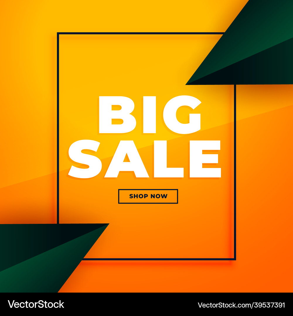 Big sale discount background design Royalty Free Vector