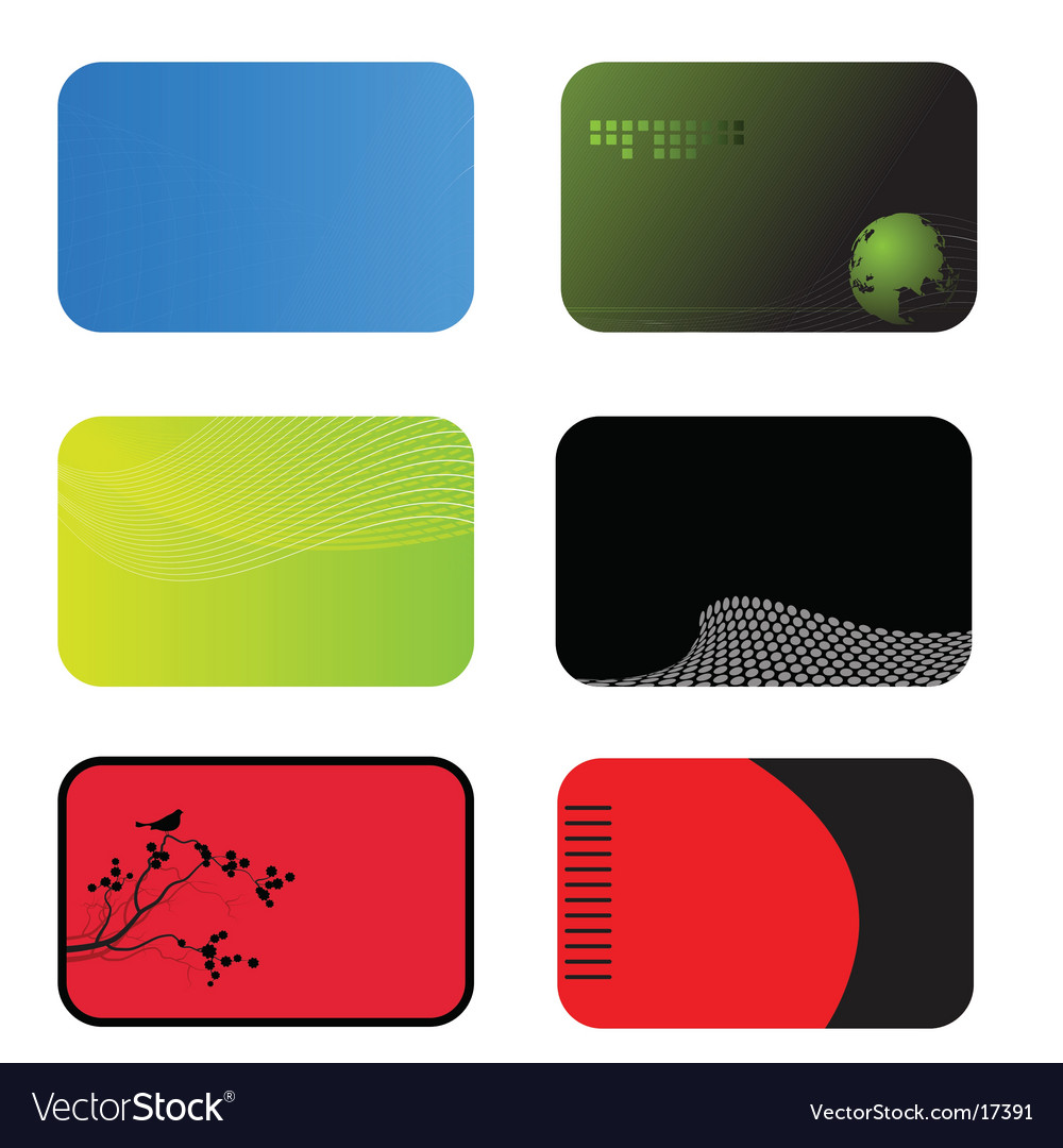 Card templates Royalty Free Vector Image - VectorStock