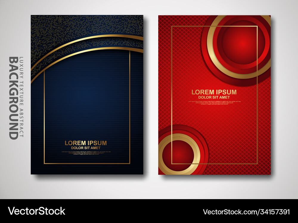Set cover design template with futuristic and Vector Image