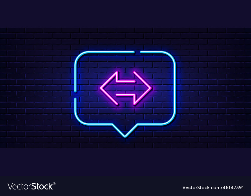 Sync arrows line icon communication arrowheads Vector Image Sync arrows line icon communication arrowheads Vector Image